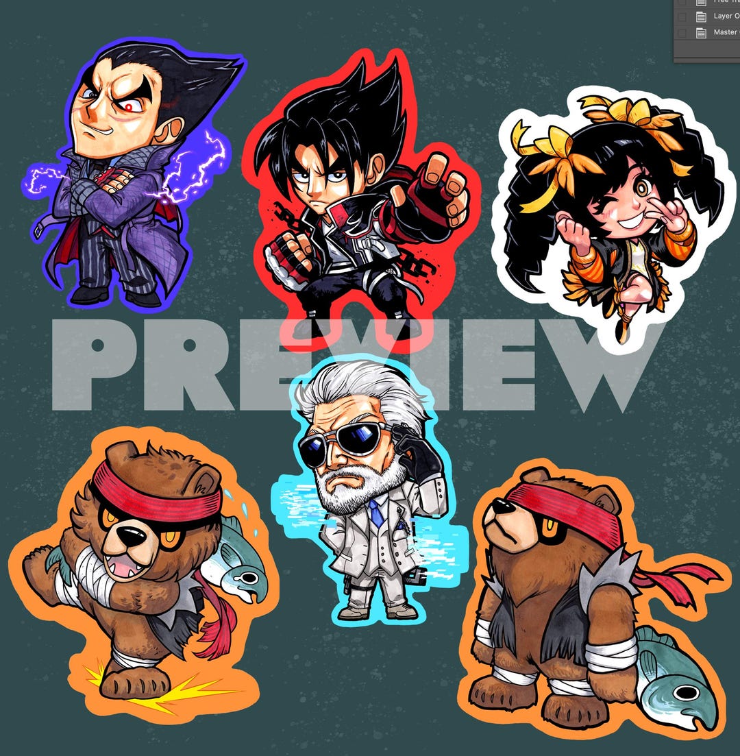 Tekken 8 SD Chibi 3" - Etsy