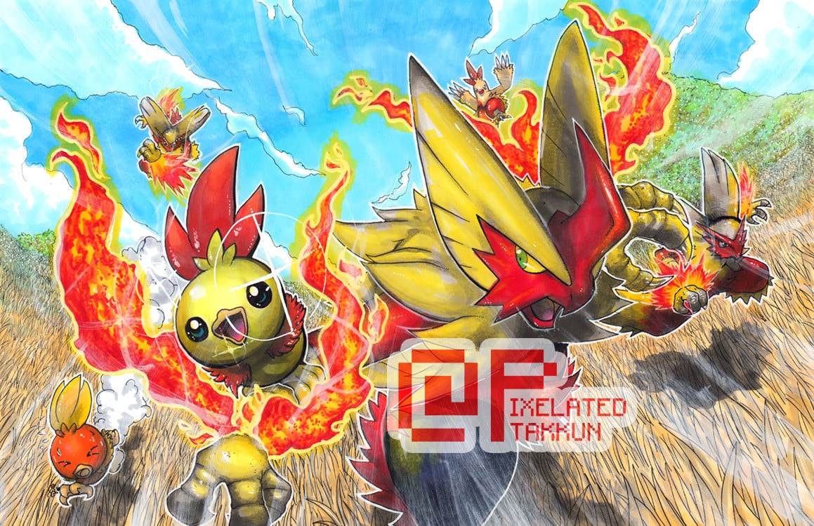 Torchic Evolution Wallpaper