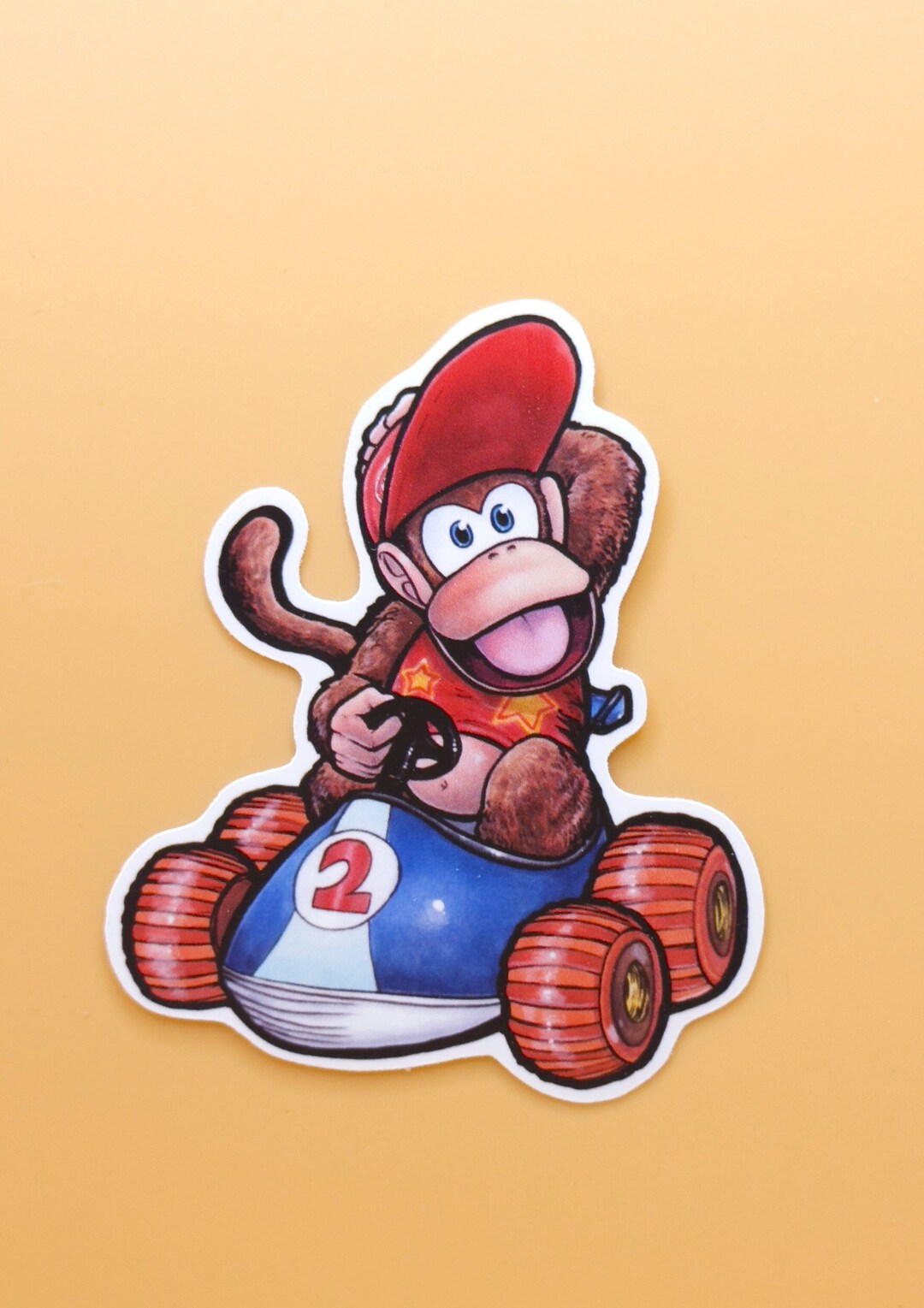 Vinyl Sticker Diddy Kong Racing - Etsy