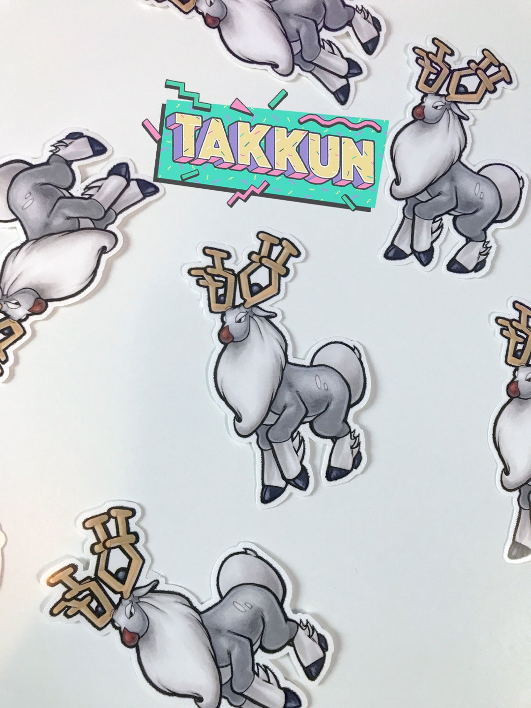 Large Size Vinyl Sticker Wyrdeer Pokémon Legends - Etsy