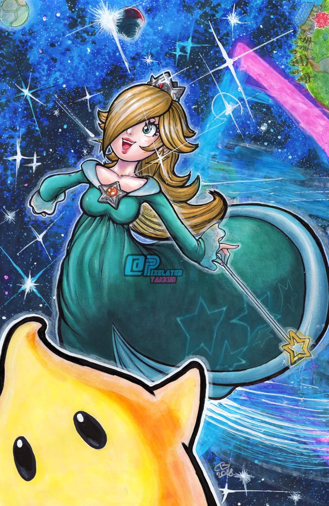 Rosalina and Luma Launch Into Battle - Etsy