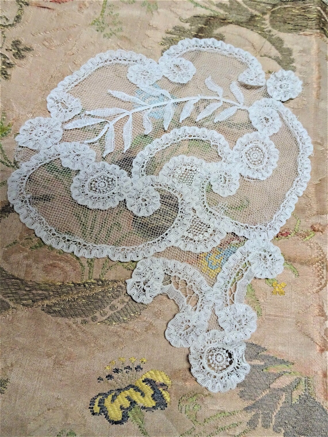 BEAUTIFUL Antique PRINCESS Lace Applique Victorian - Etsy