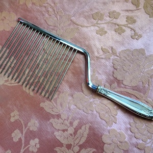 BEAUTIFUL Antique Sterling Silver Cake Breaker, Ornate Handle, Vintage ...