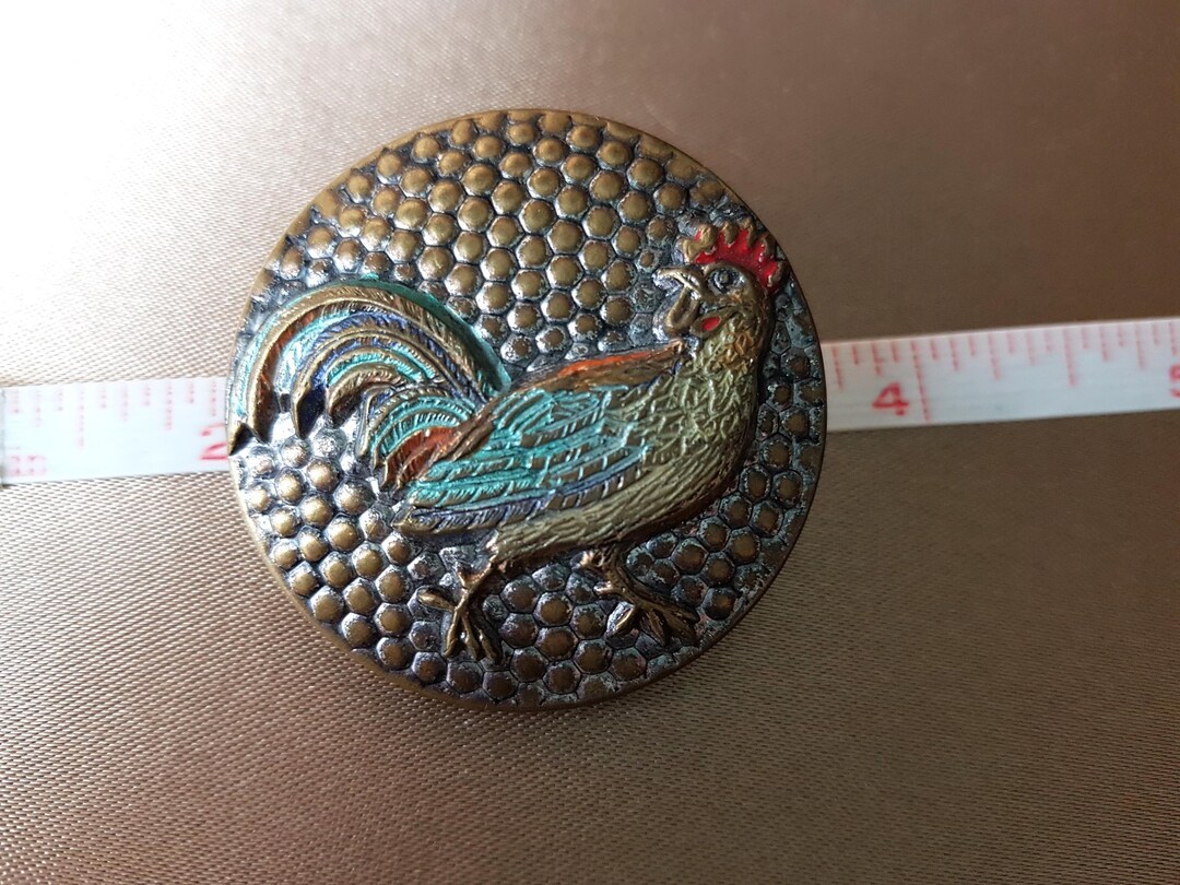 RESERVED RARE Extra Large Antique Button Gesetzlich Geschutzt, Lovely ...