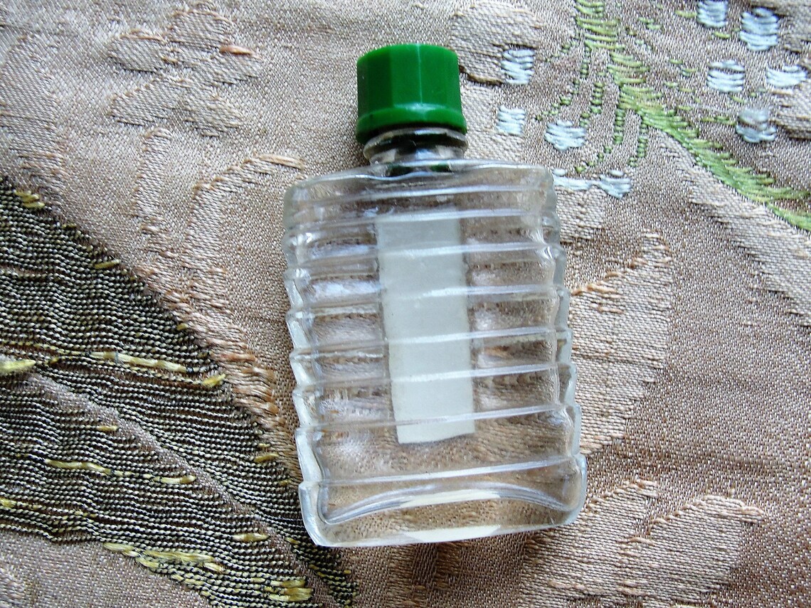 ART DECO Vintage Cheramy April Showers Parfum Bottle,stepped Deco Glass ...