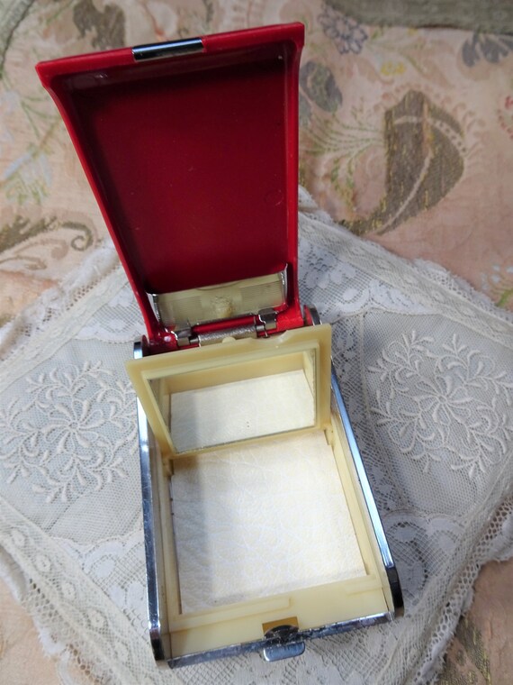 RARE Vintage Musical Powder Compact,Combination Cigar… - Gem