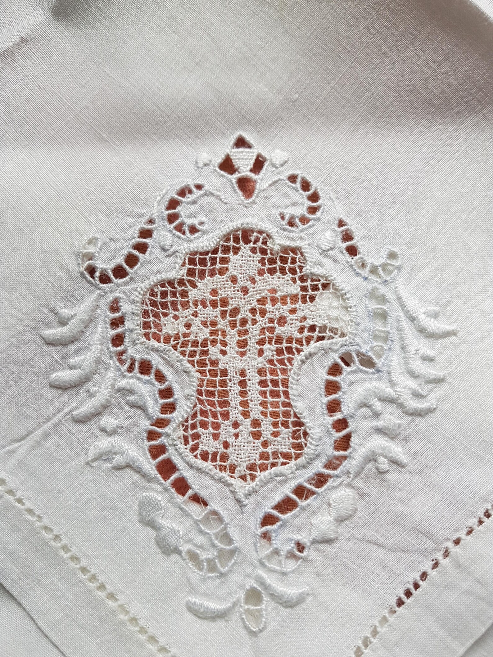 BEAUTIFUL Vintage 1920s Lace and Linen Napkins Set of 8,fine Italian ...