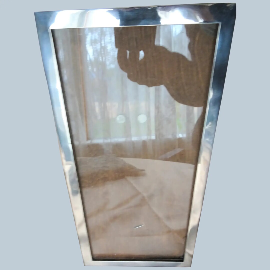 LOVELY Antique English Sterling Silver Tall Photo Frame,easel Back ...