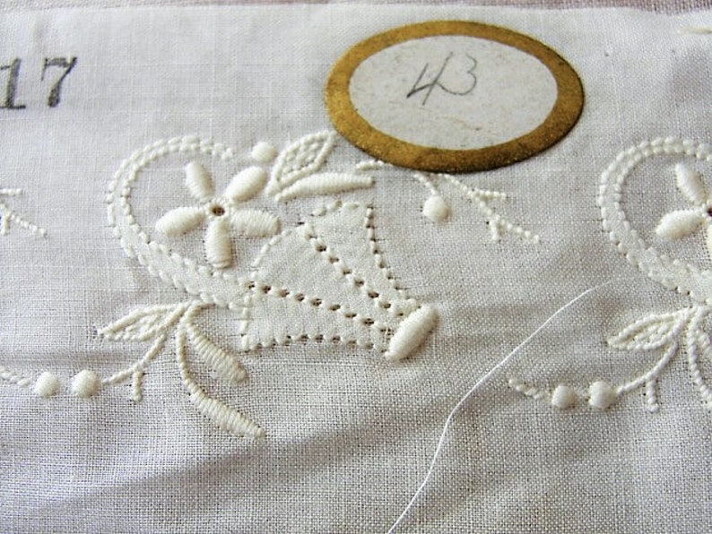 RARE Salesmans Sampler Antique Swiss Embroidered Lace Trim | Etsy