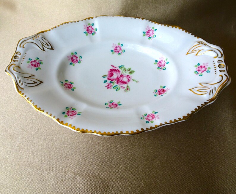 BEAUTIFUL English Bone China Serving Dish,royal Stafford, Tudor Rose ...