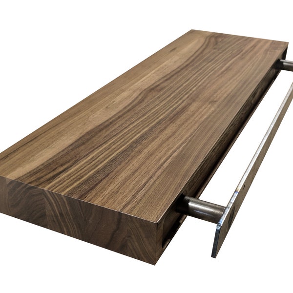 Walnut Floating Shelf - Etsy