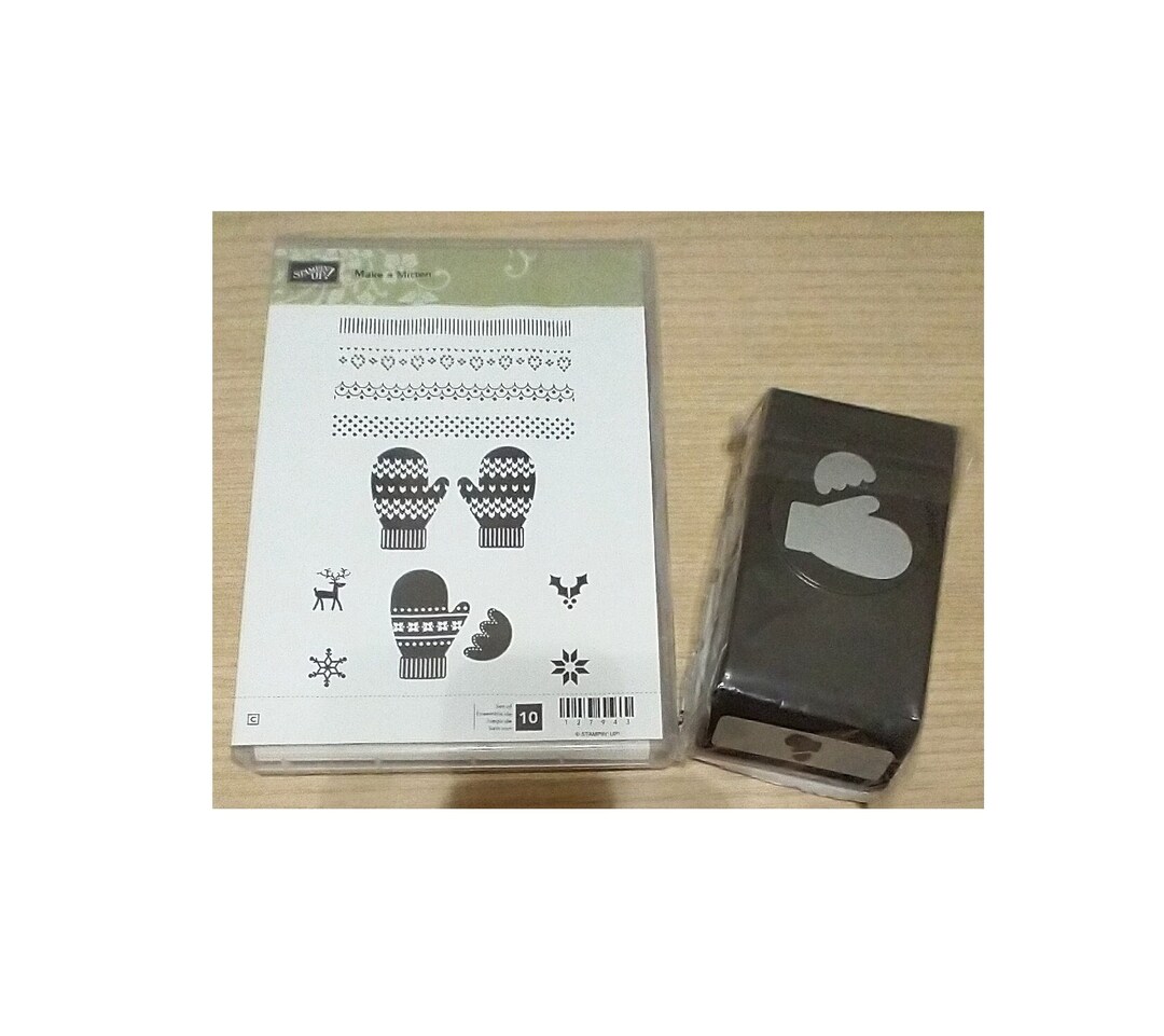 Stampin' Up! Make a Mitten Stamp Set & Coordinating Punch - Brand New ...