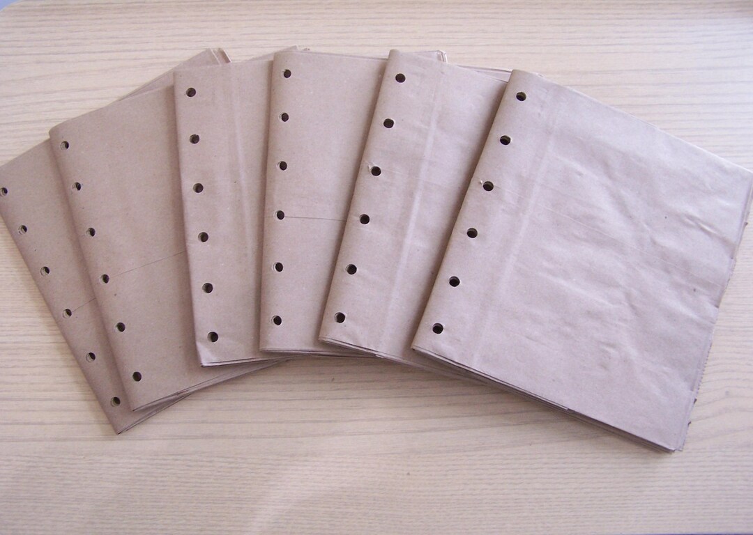 Blank Paper Bag Scrapbook Albums, Book Journal, Paper Bag Junk Journal ...