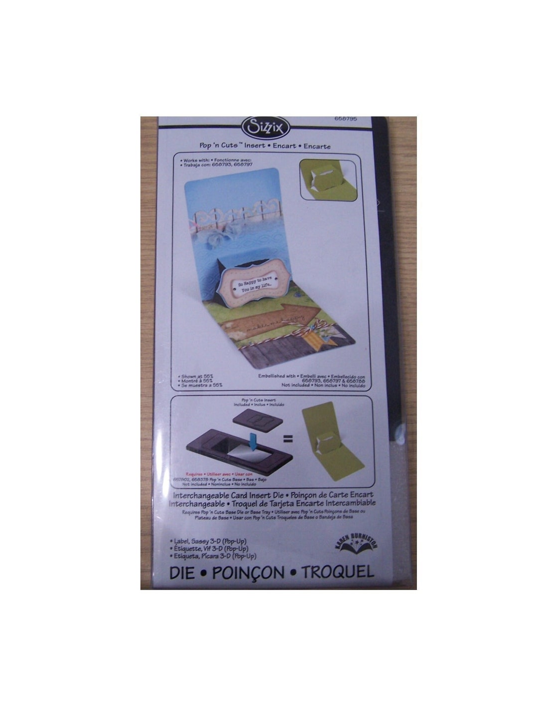 Sizzix Pop N Cuts Insert 3D Pop up 658795 Brand New - Etsy