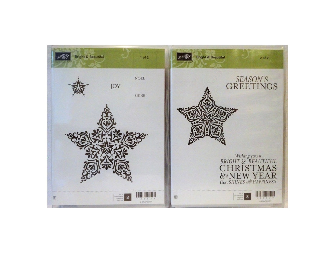 Stampin Up! Bright & Beautiful Stamp Sets - Brand New - Set of 2 ...