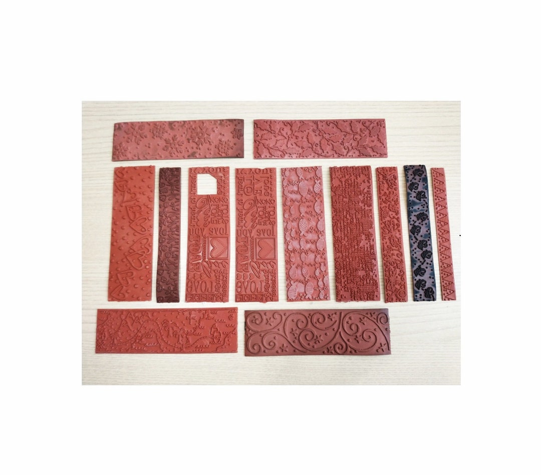 Stampin' up Roller Wheel Around Rubber Stamp Lot - Removed From Wheels ...