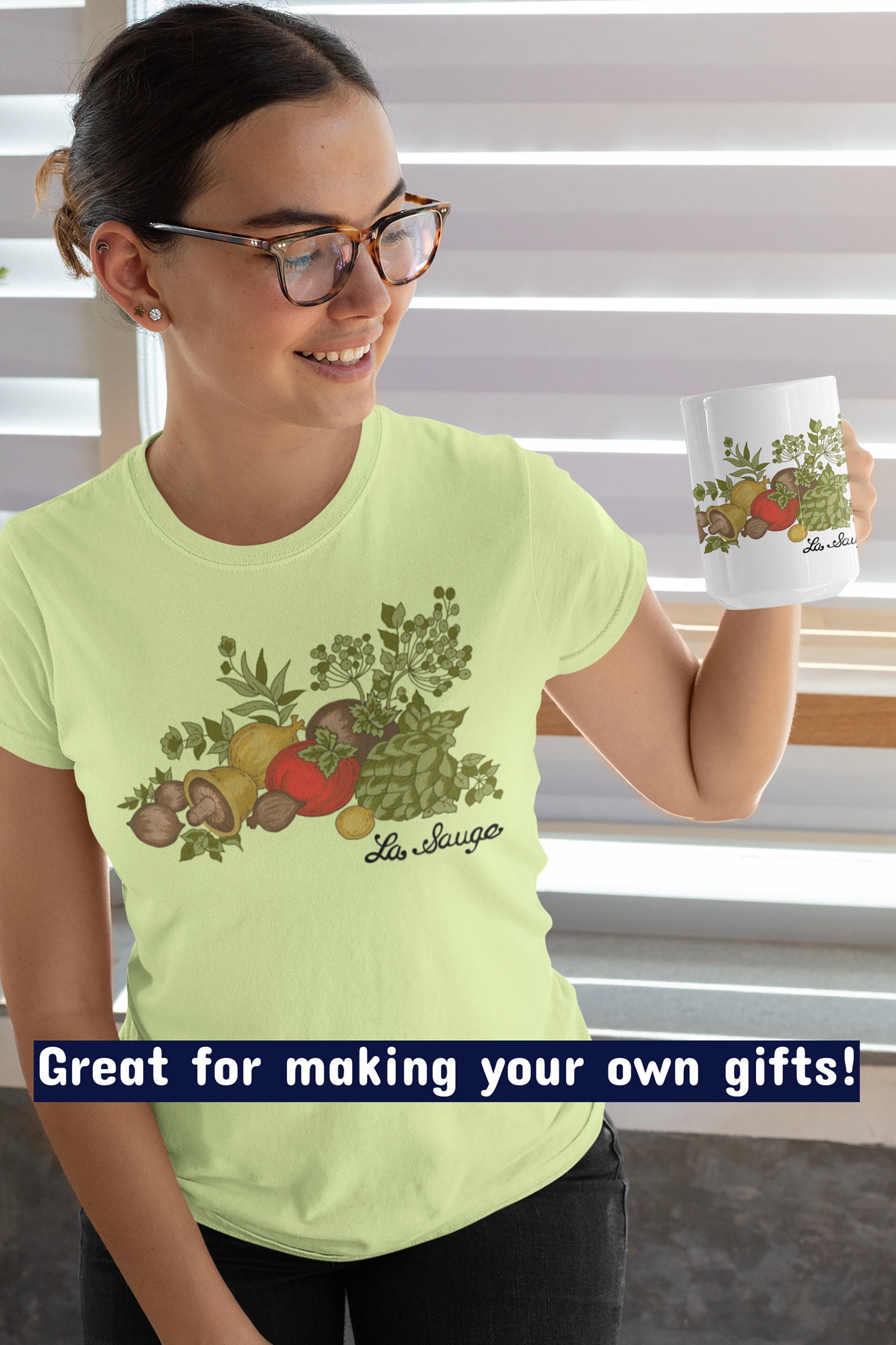 Vintage 70s La Sauge Spice of Life Logo Png, Corning Ware Boho Download ...