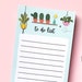 Plant Lover Notepad, Coworker Gift, Teacher Gift, Stocking Stuffer, to ...