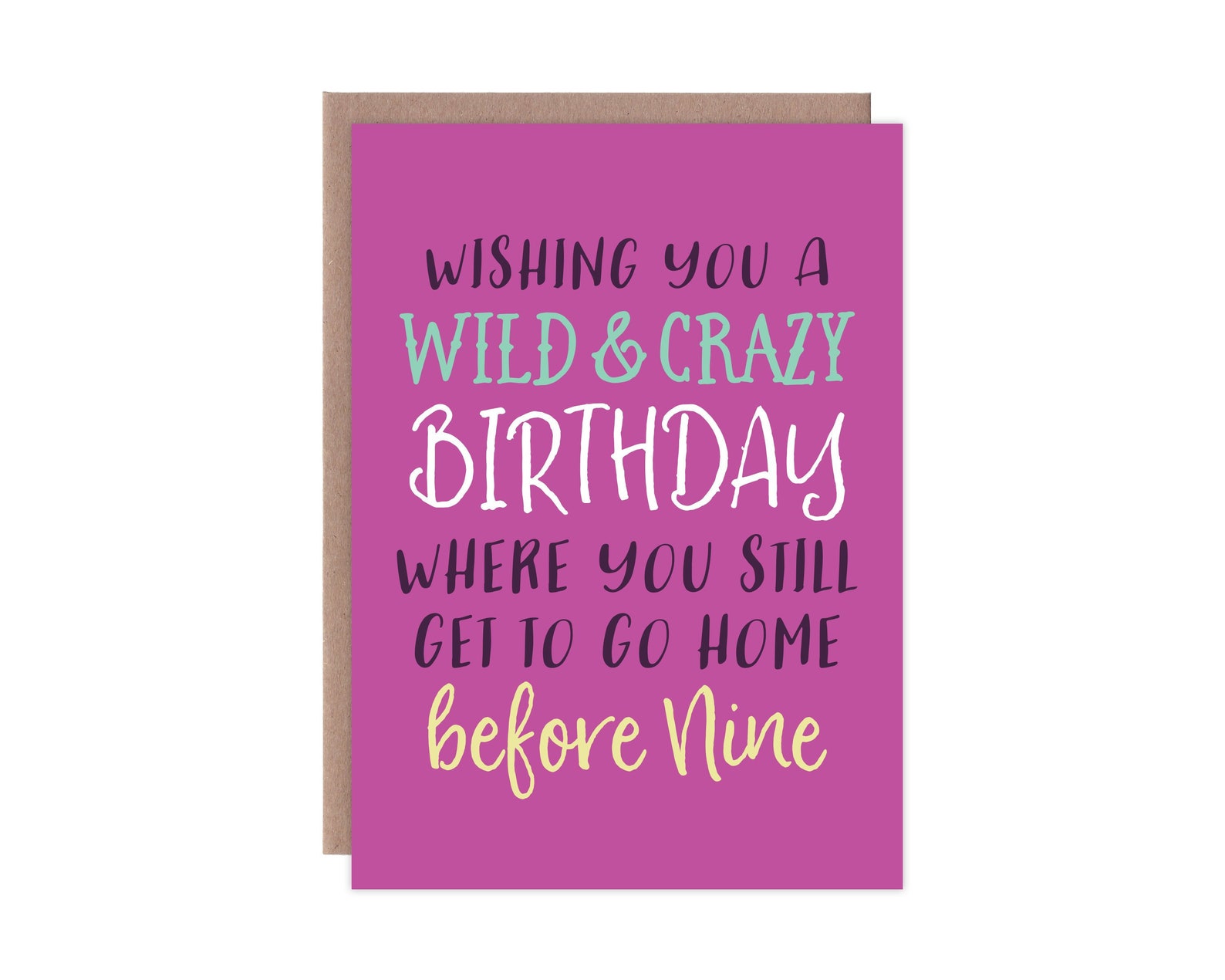 Funny Birthday Card, Adult Birthday Card, Funny Greeting Card, Wishing ...