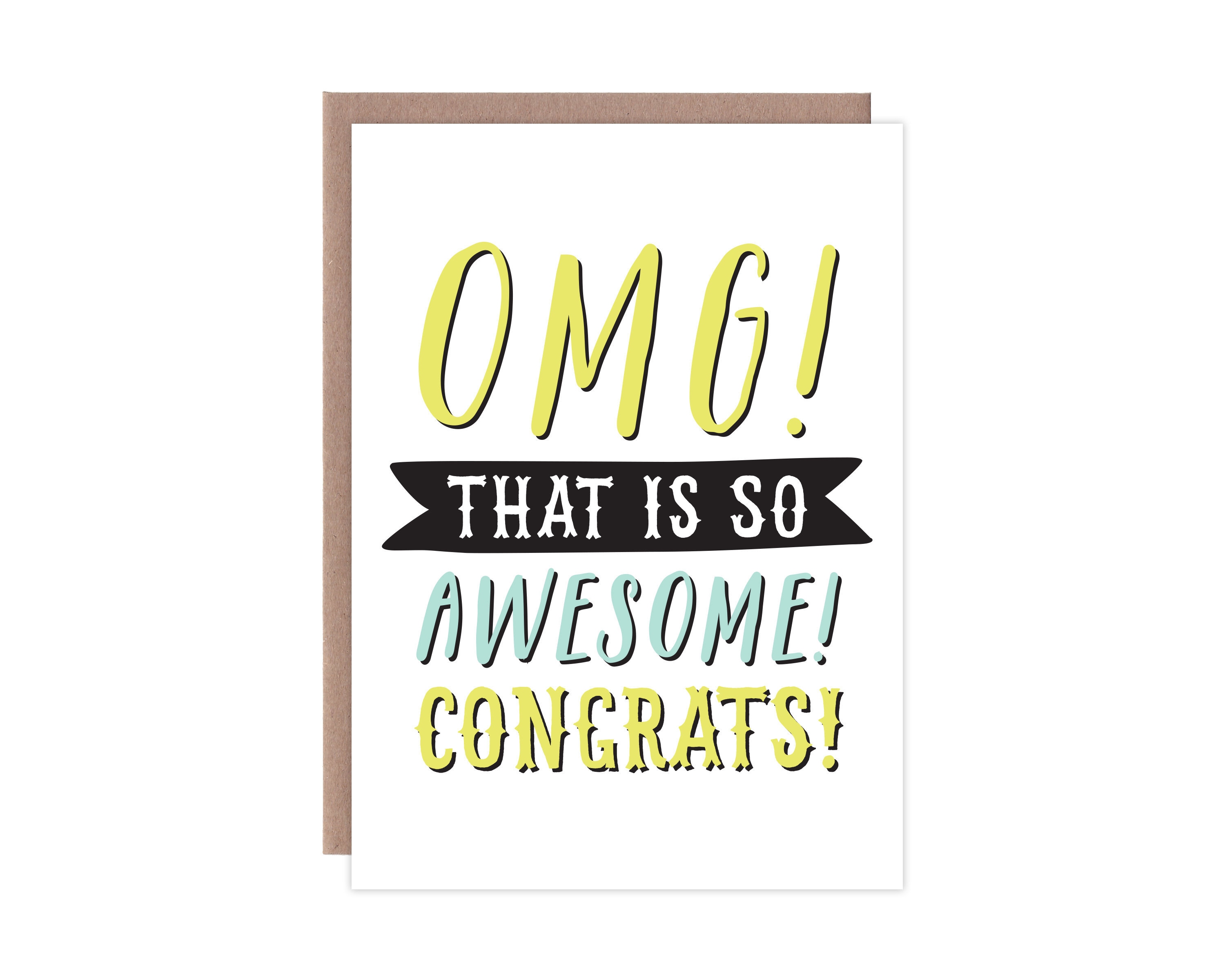 Funny Congratulations Card | Funny Congrats Card | OMG! That's so ...