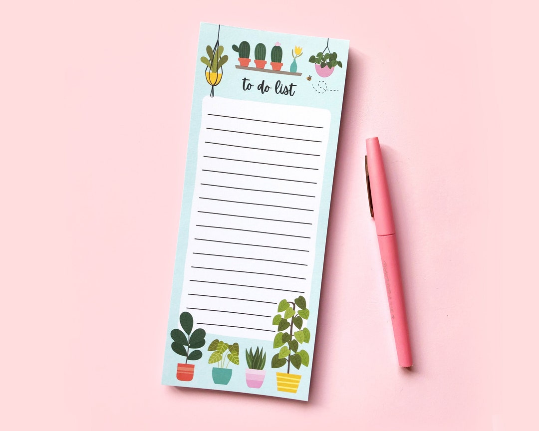 Plant Lover Notepad, Coworker Gift, Teacher Gift, Stocking Stuffer, to ...