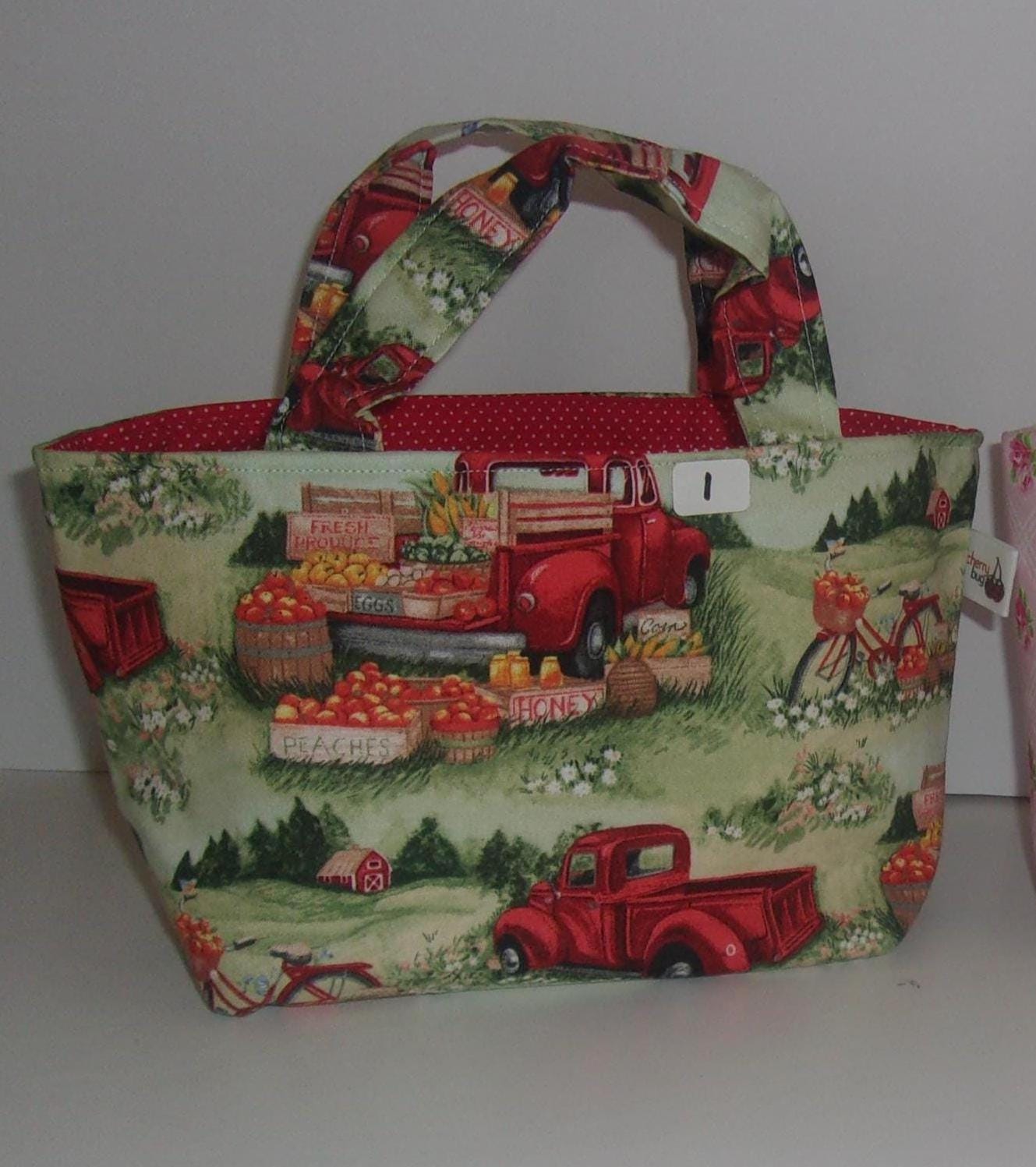 Fabric Baskets With Handles, Padded. 10" W X 5 1/2" H X 3 3/4" Sides - Etsy