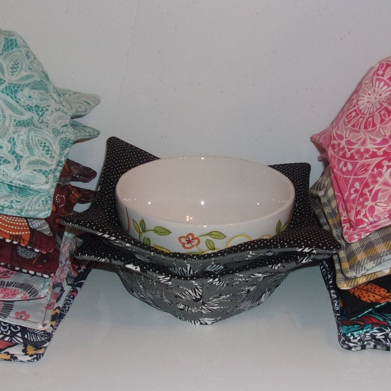 Microwave Bowl Cozy - Etsy