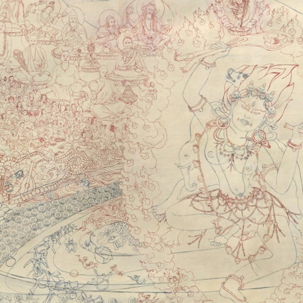 Buddha Drawing - Etsy