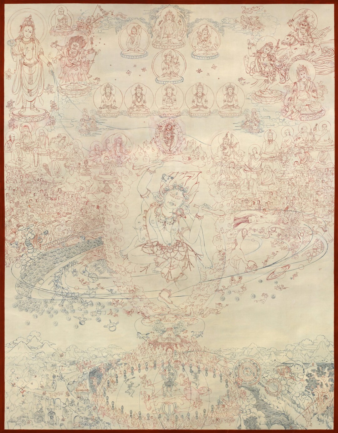 Chod Pacification of Suffering DRAWING Buddhist Puja Practice Prayer ...