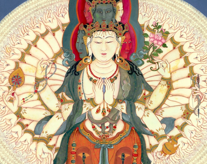 Green Tara Goddess of Compassion B SMALLER SIZES LISTING - Etsy