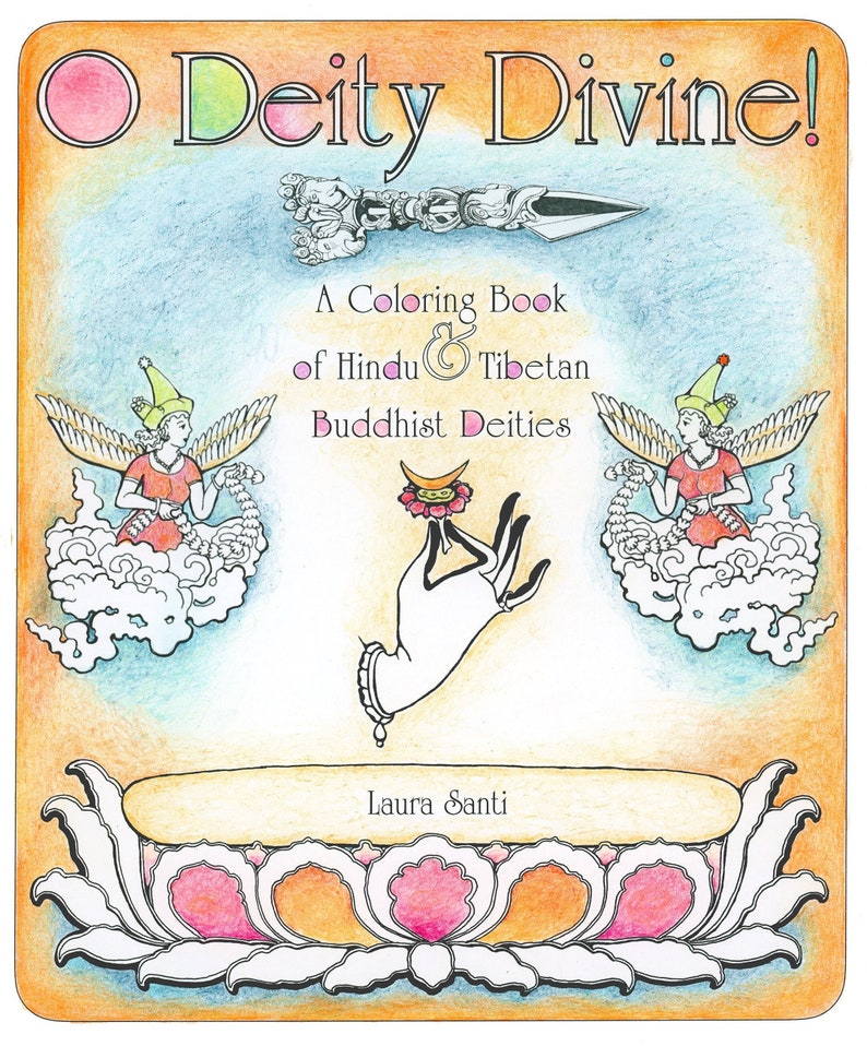 O Deity Divine A Coloring Book on Buddhist and Hindu Ideas - Etsy