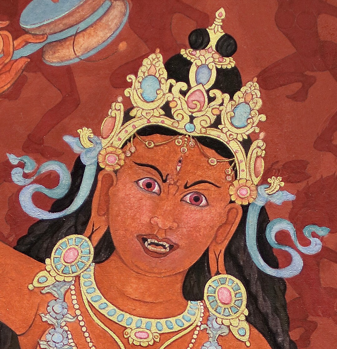 Vajravarahi B SMALL SIZES Queen of Great Bliss Deity, Goddess Kundalini ...