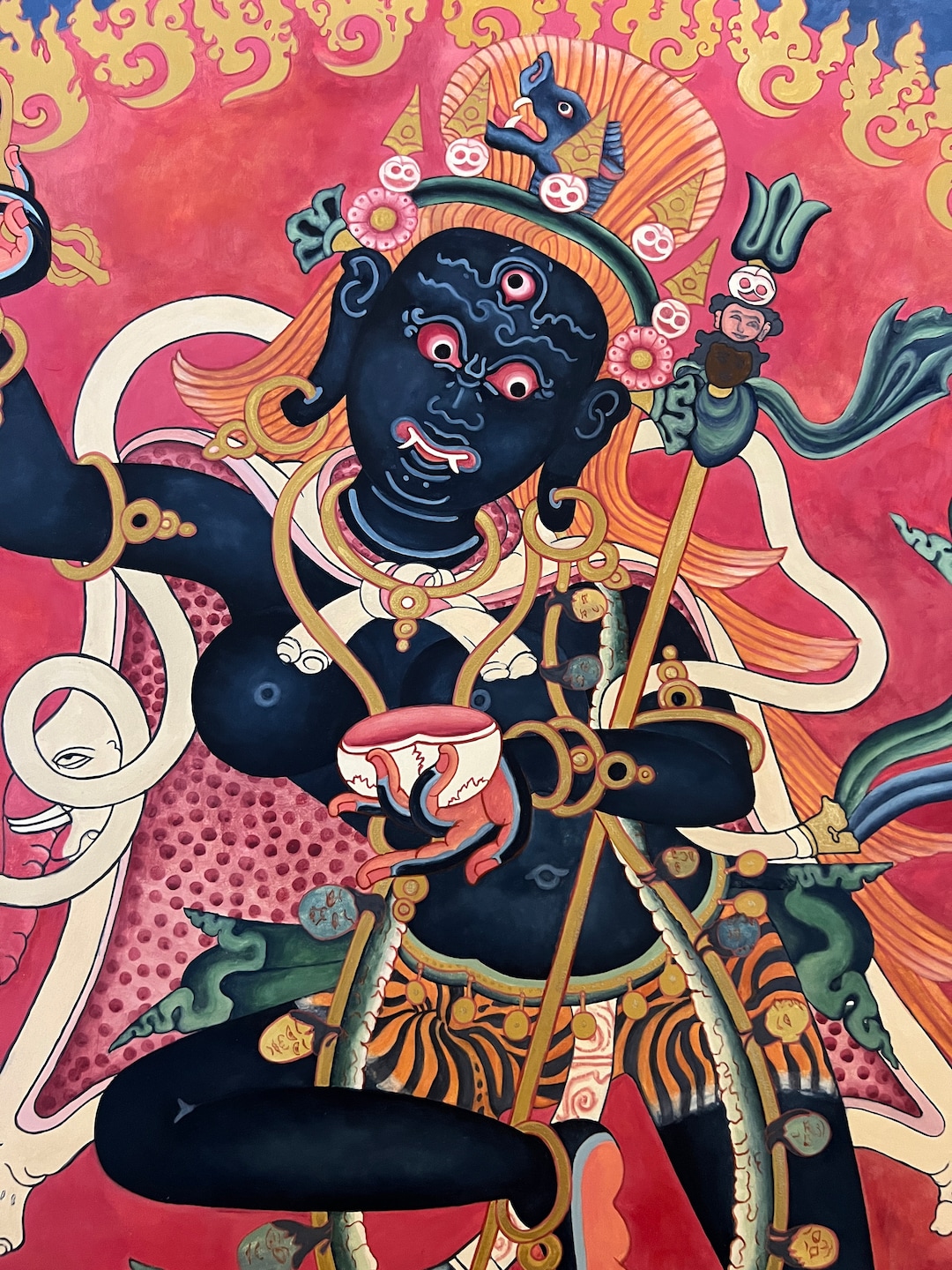 Krodha Kali SMALL SIZES Wrathful Troma Nagmo Black Vajravarahi Dakini ...