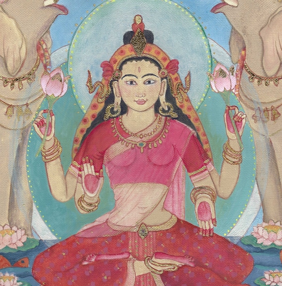 Trinity Lakshmi Saraswati And Parvati
