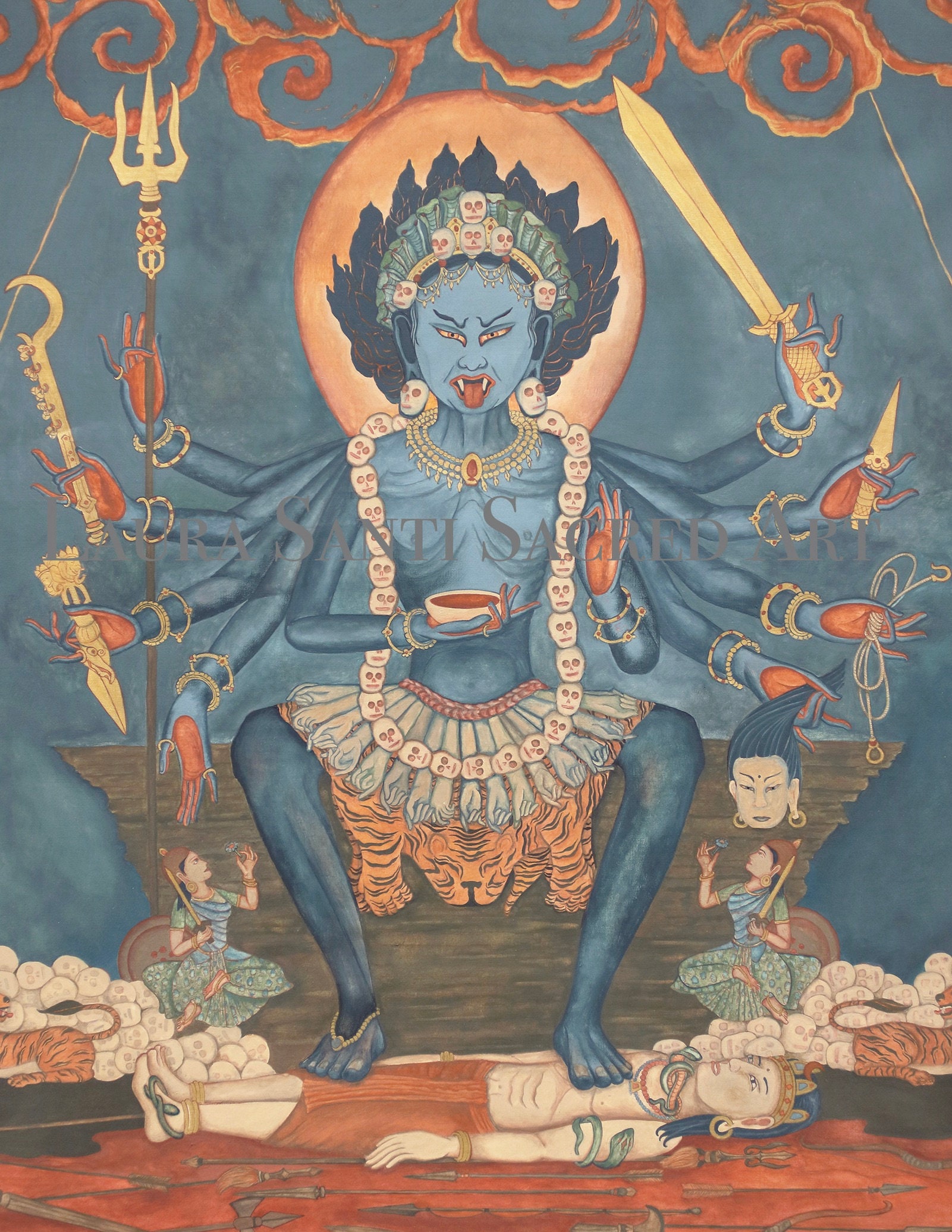 Kali And Shiva Union