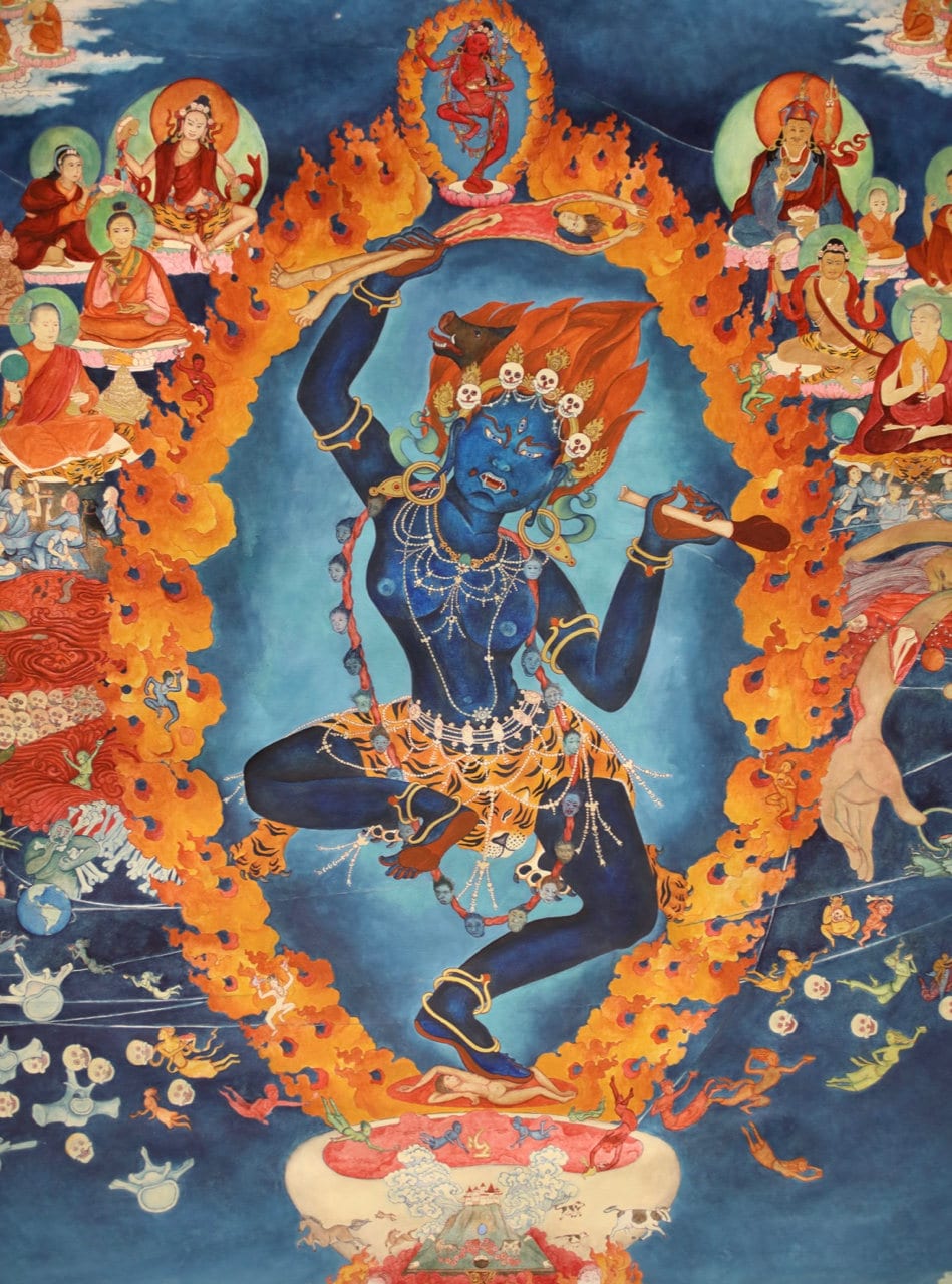 Chöd full Painting Version LARGE SIZES Pacification - Etsy