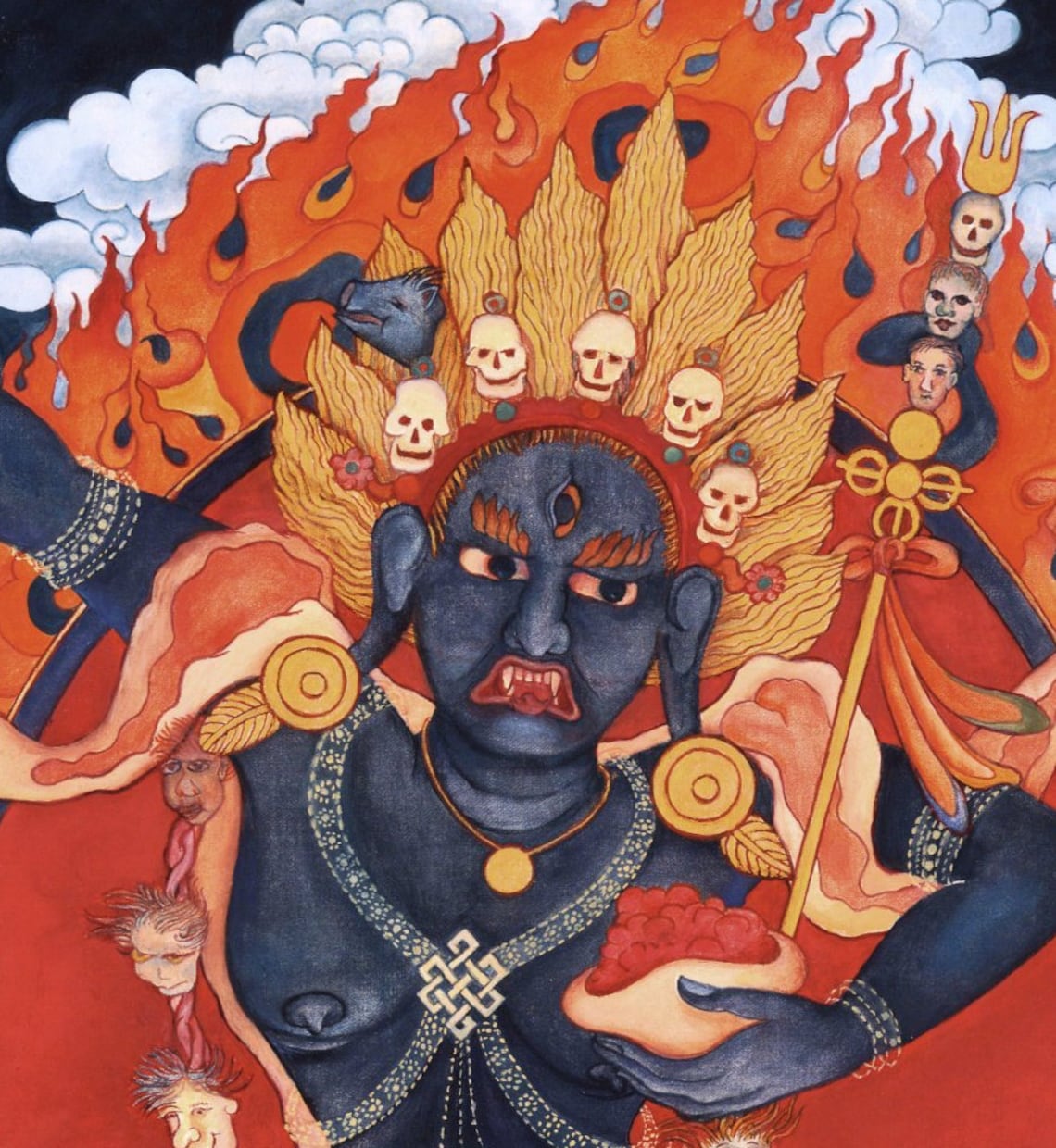 Troma Nagmo Kali A Goddess Hindu Deity Tibetan Buddhist Deity - Etsy