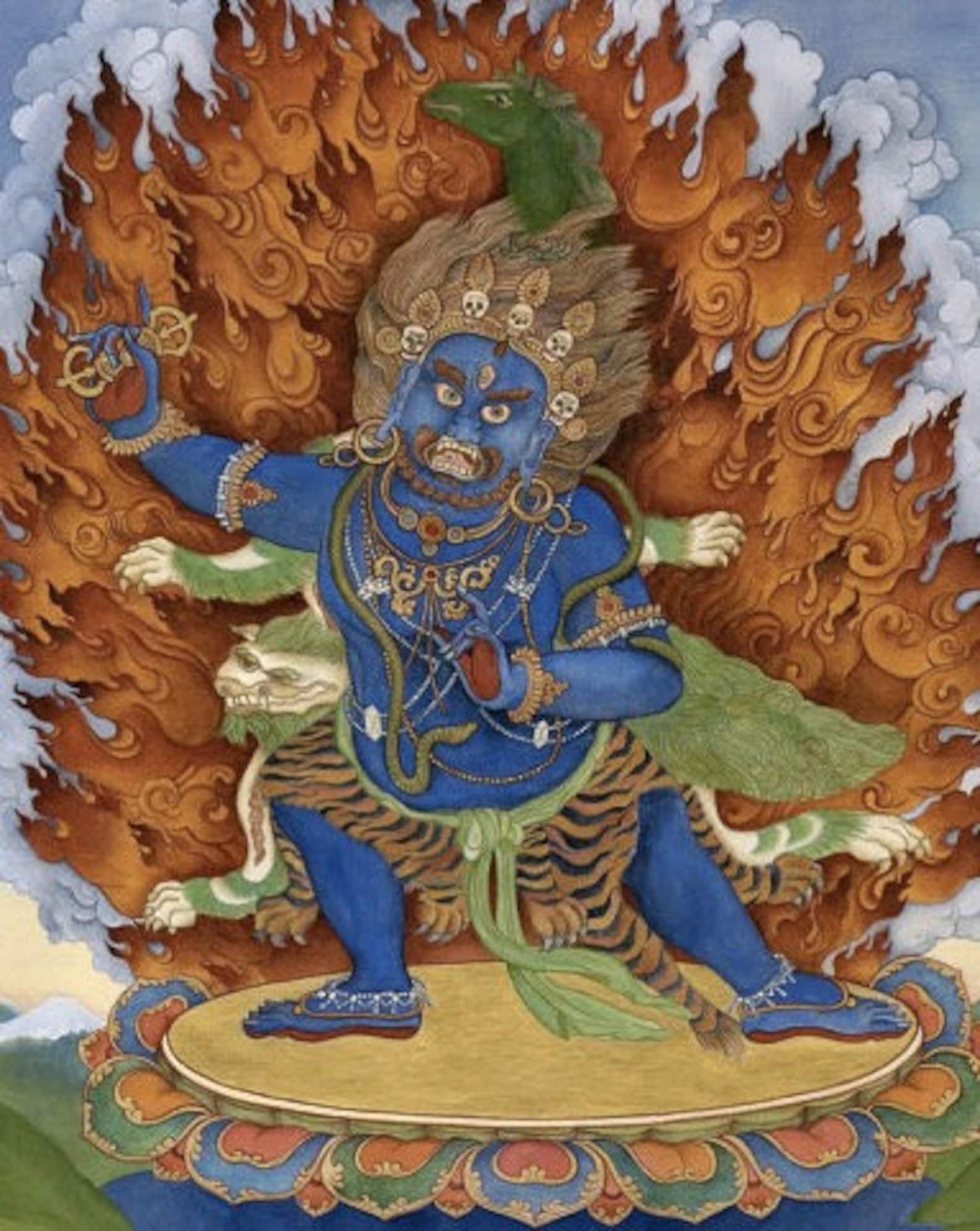 Vajrapani & Hayagriva LARGE SIZES Garuda Yidam Deity Buddhist - Etsy