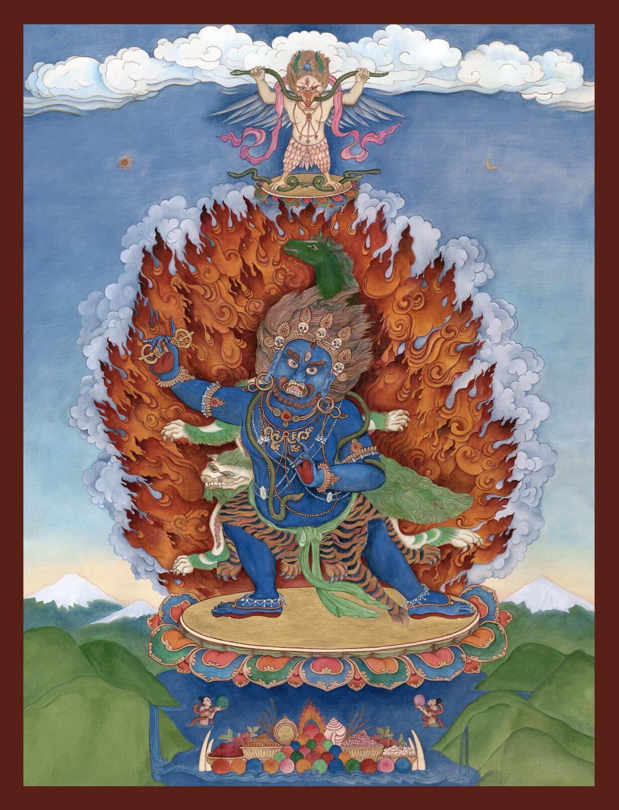 Vajrapani & Hayagriva LARGE SIZES Garuda Yidam Deity Buddhist - Etsy