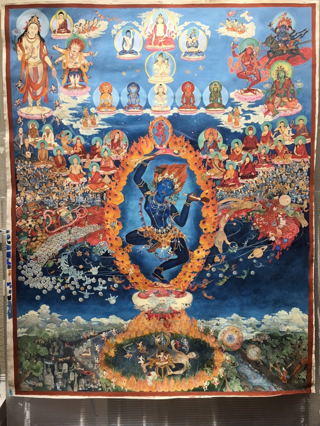 Chöd (full Painting Version LARGE SIZES) Pacification Suffering ...