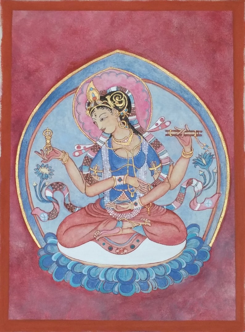 Prajnaparamita B LARGER SIZE Mother Goddess of the Past - Etsy