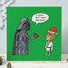 Darth Vader*cartoon*christmas*card*greeting Card*festive*humour*funny ...