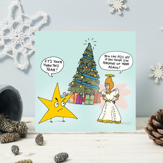 Funny Cartoon Christmas Card Ideas