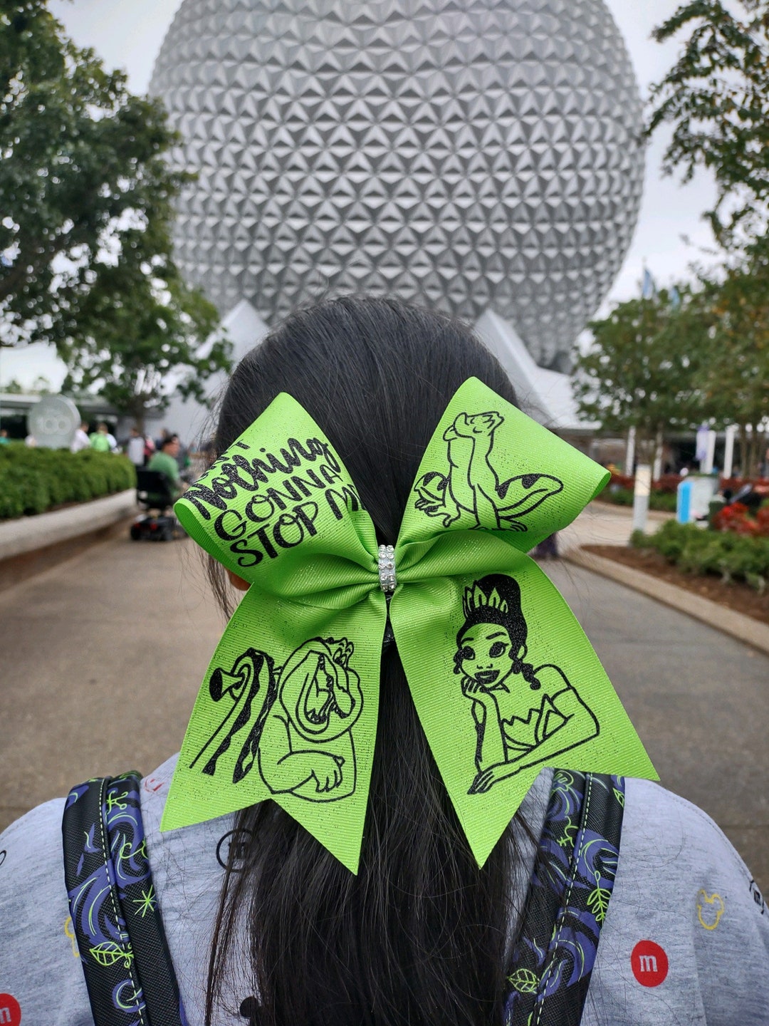 Tiana - Princess and the Frog - Glitter Ribbon - Disney Inspired Cheer ...
