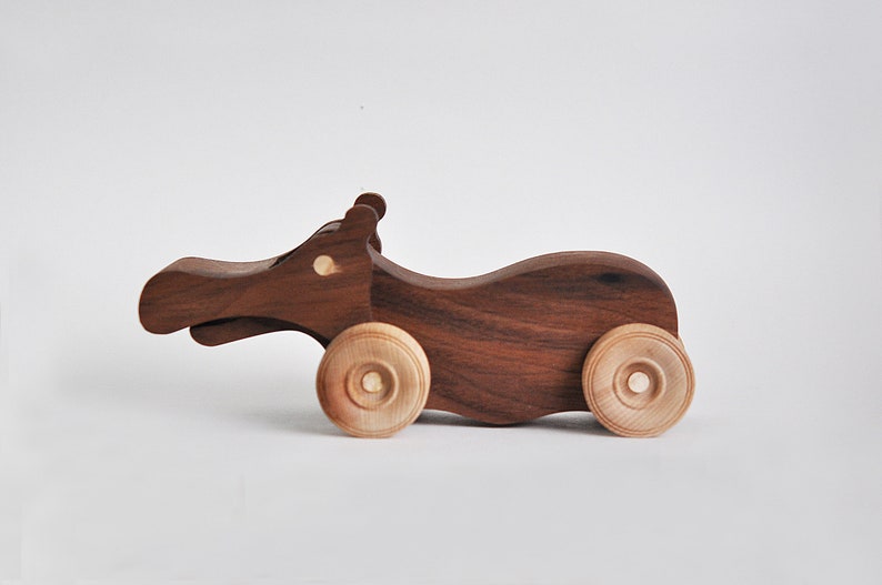 Hungry Hippo, Wooden Toys, Wooden Hippo, Handmade Wood Toys, Kids Wood ...