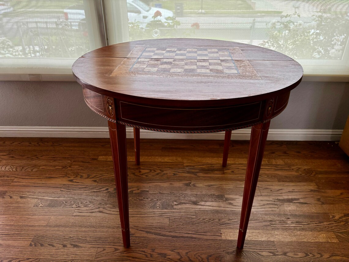 Mahogany Federal Table - Etsy