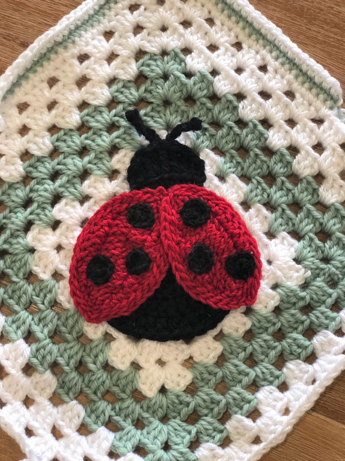 Crochet Pattern Ladybird Motif Applique Crochet Ladybug PDF - Etsy