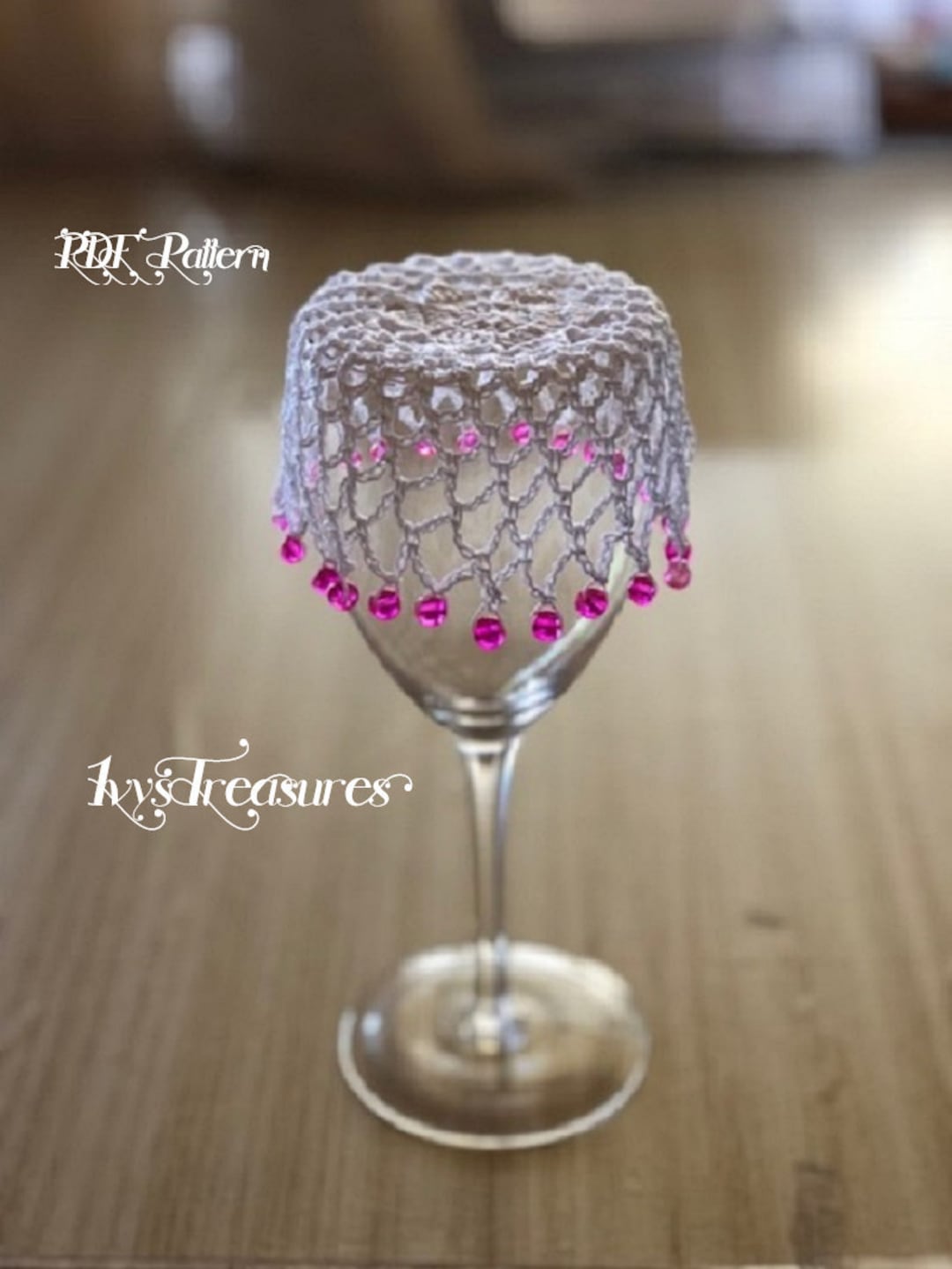 Wine Glass Cover - Crochet Pattern, PDF - Etsy