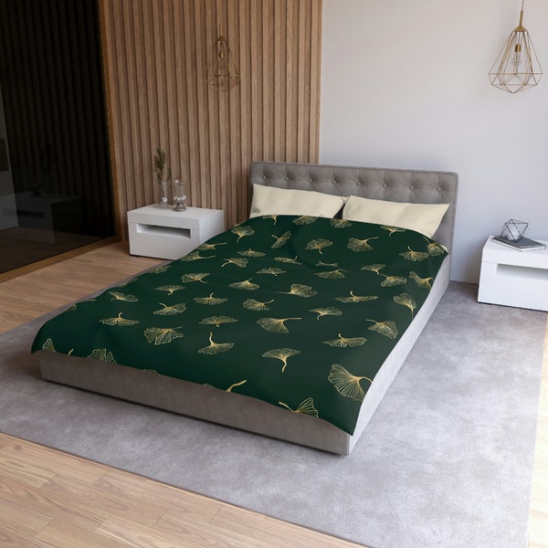 Ginkgo Leaf Duvet Cover - Etsy
