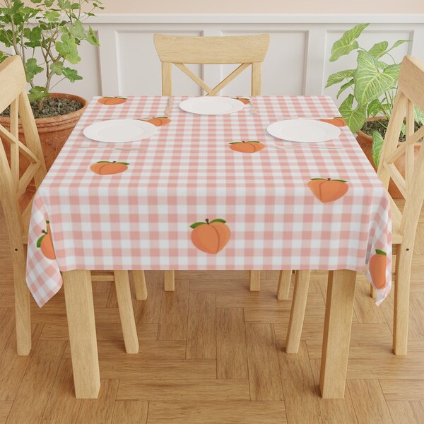 Peach Tablecloth - Etsy